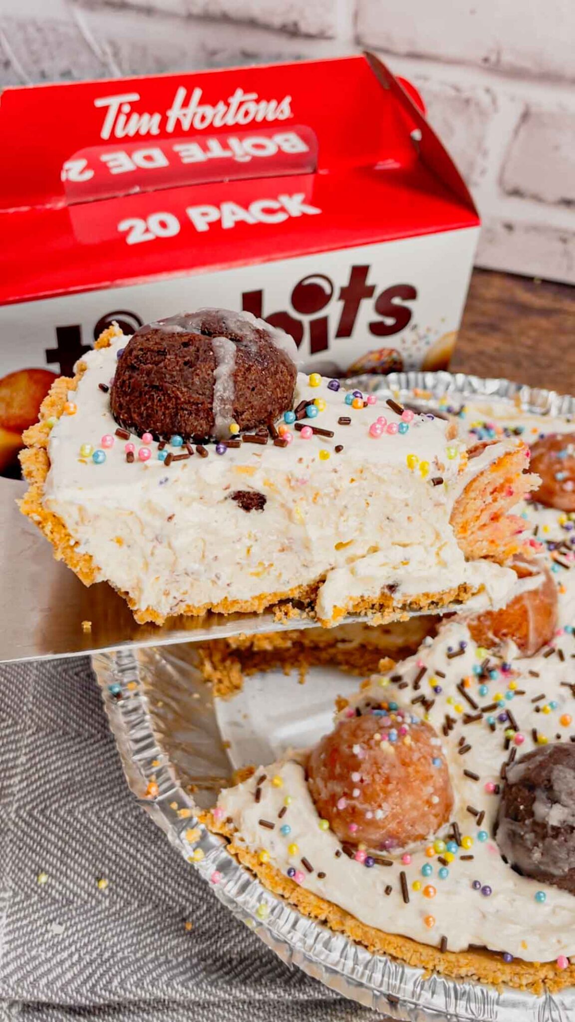 No Bake Timbit Cheesecake - THIS IS NOT DIET FOOD