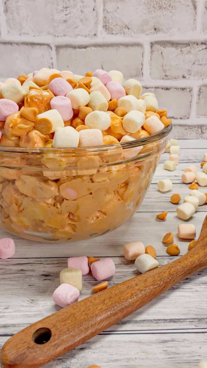 Peanut Butter Butterscotch Confetti Fluff - THIS IS NOT DIET FOOD