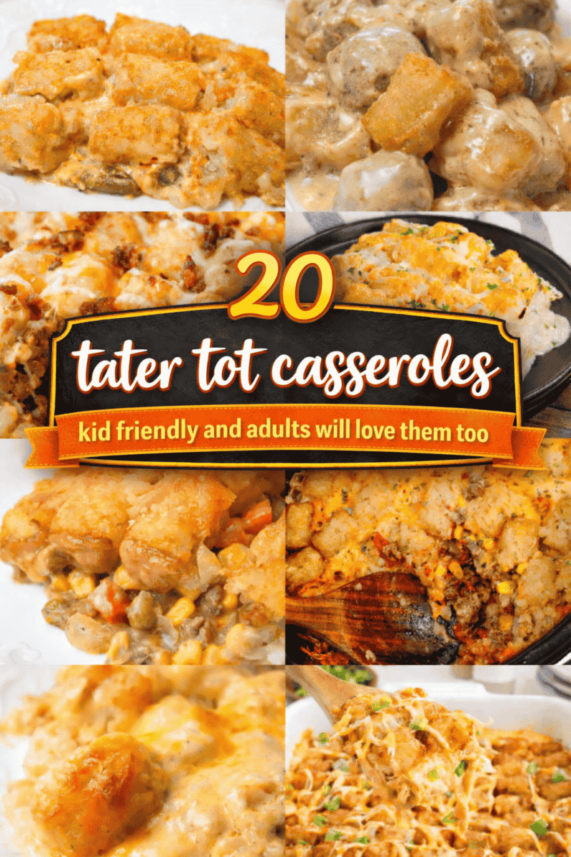 20 Tater Tot Casserole Recipes - THIS IS NOT DIET FOOD