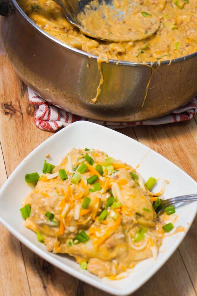 Bacon Cheeseburger Pierogies - THIS IS NOT DIET FOOD