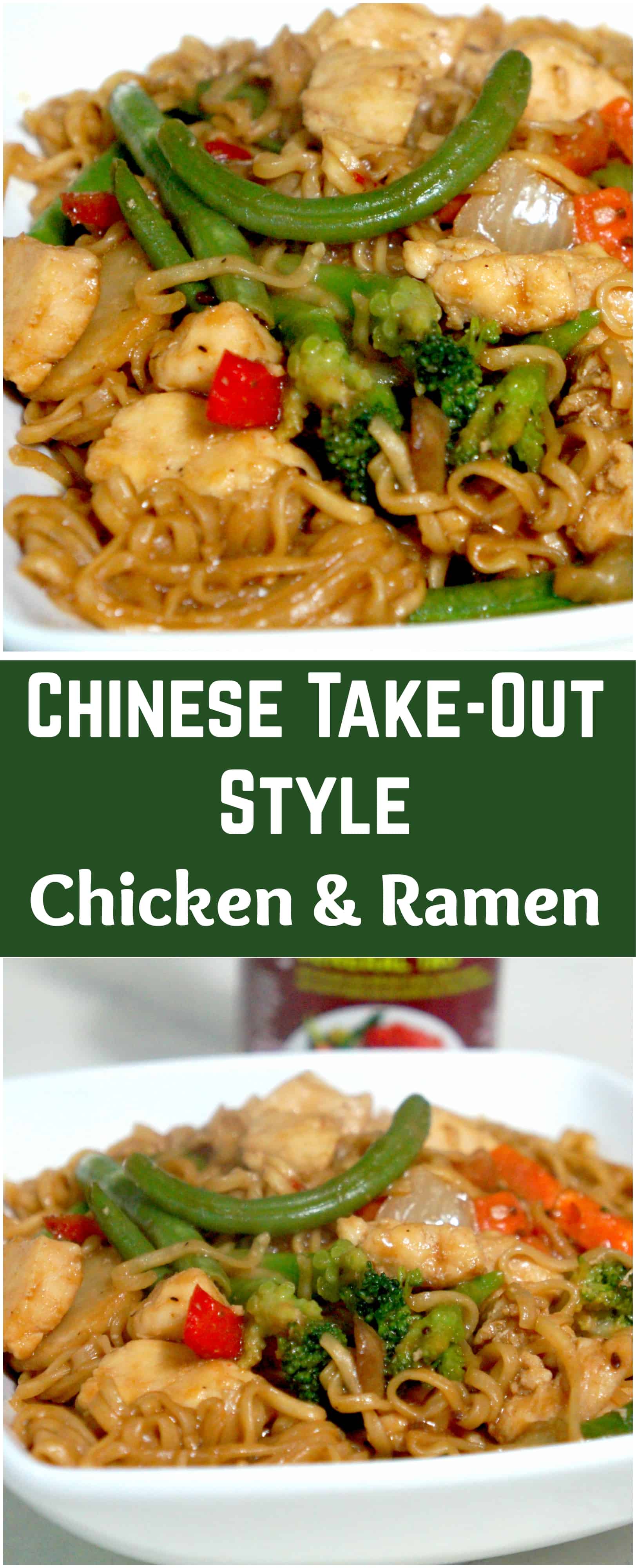Chinese Take-Out Style Chicken & Ramen - THIS IS NOT DIET FOOD