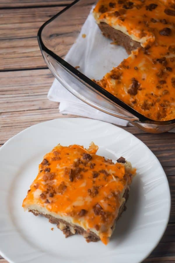 Loaded Potato Meatloaf Casserole - THIS IS NOT DIET FOOD