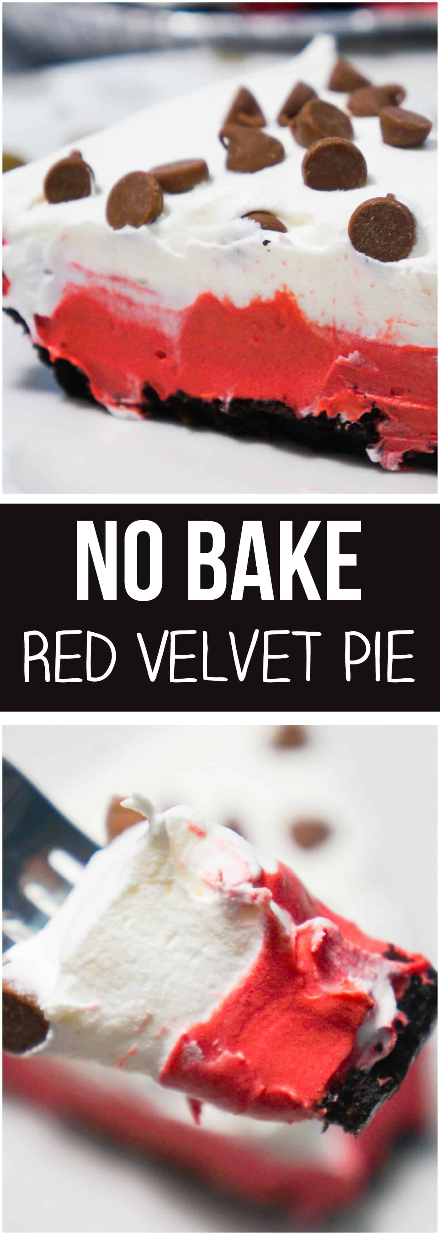 No Bake Red Velvet Pie - THIS IS NOT DIET FOOD