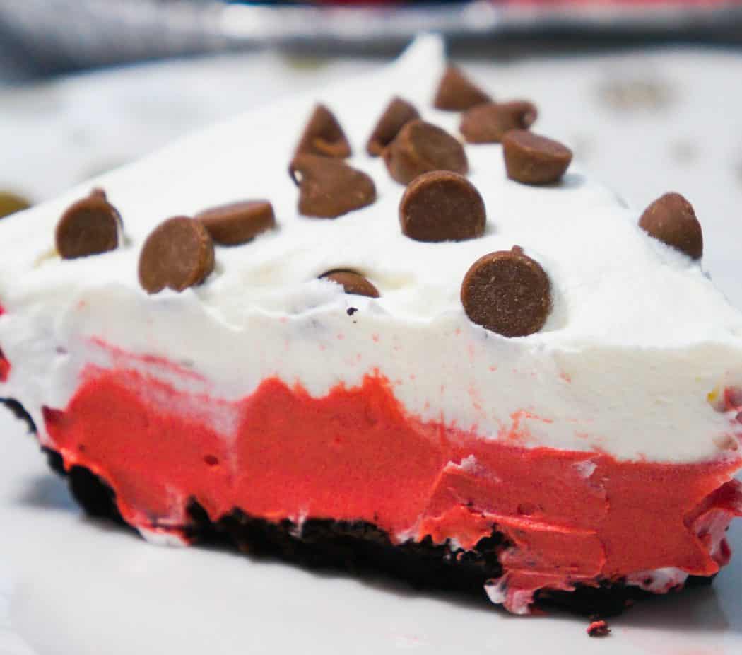 No Bake Red Velvet Pie - THIS IS NOT DIET FOOD