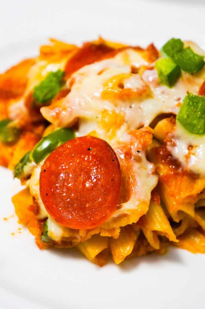 Pizza Roll Pasta Casserole - THIS IS NOT DIET FOOD