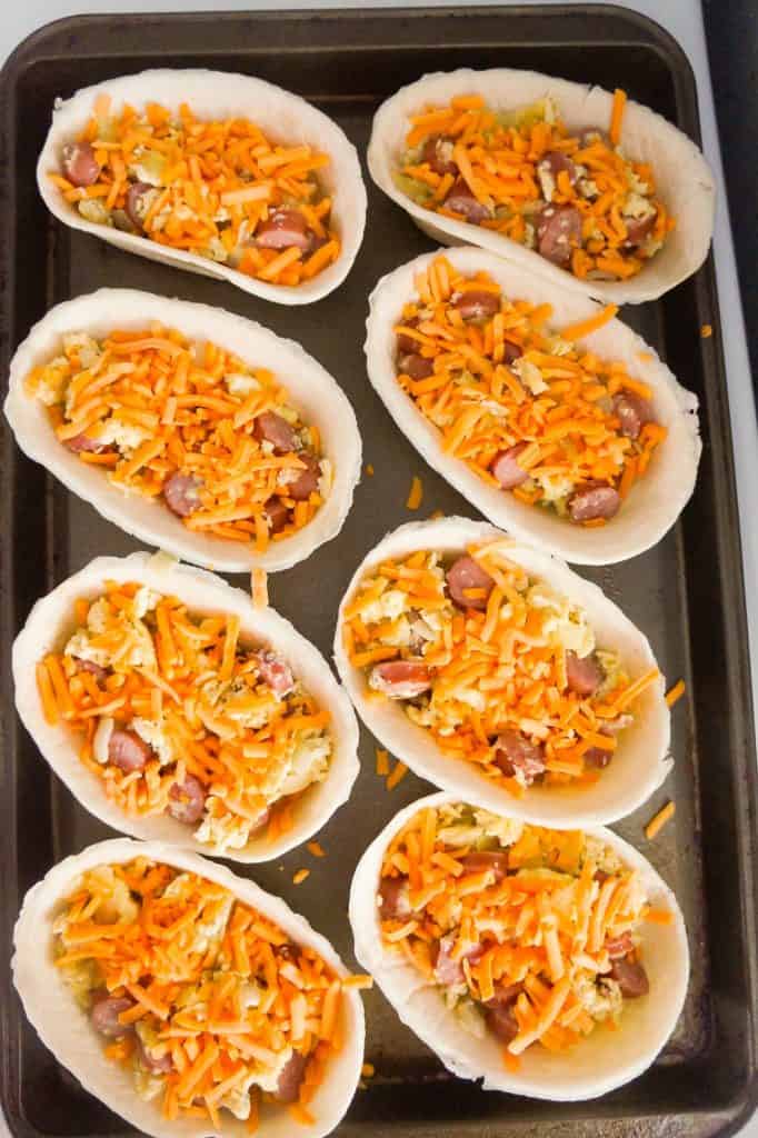 Sausage and Egg Breakfast Tacos - THIS IS NOT DIET FOOD
